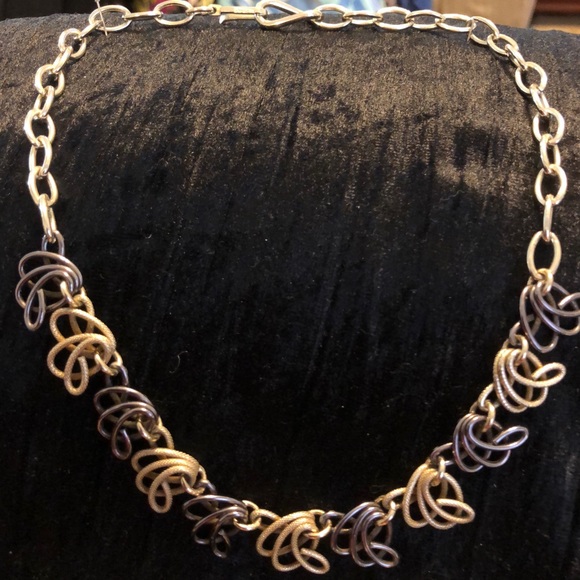 Germany | Jewelry | German Made Metallic Rope Texture And Gunmetal Tone ...